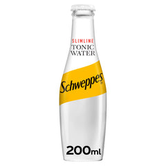 Schweppes Slimline Tonic Water 4x200ml – RV Drinks